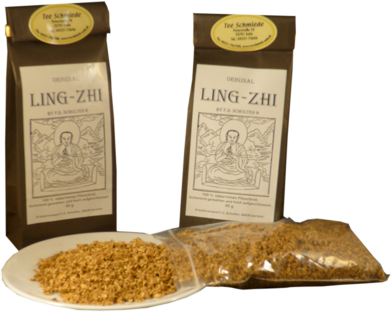 Tee Schmiede Eutin | Ling Zhi Pilzschrot | Online-Teeversand